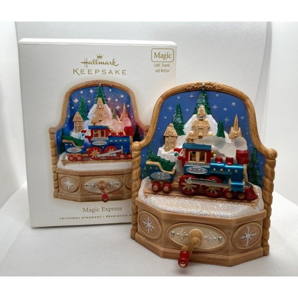 Hallmark | Holiday | Hallmark Keepsake Ornament 209 Magic Express Train ...